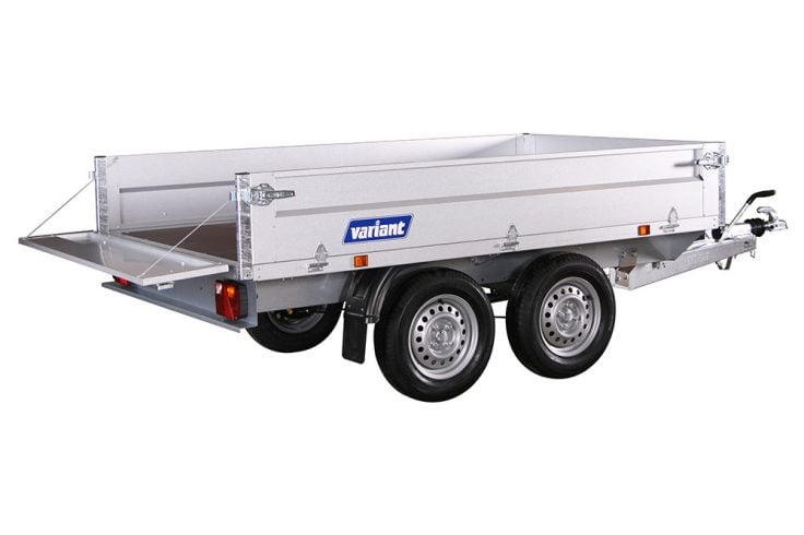 2.5m Tabletop Trailer sale 1.5m W 2.0t, 350kg tare, sides to box